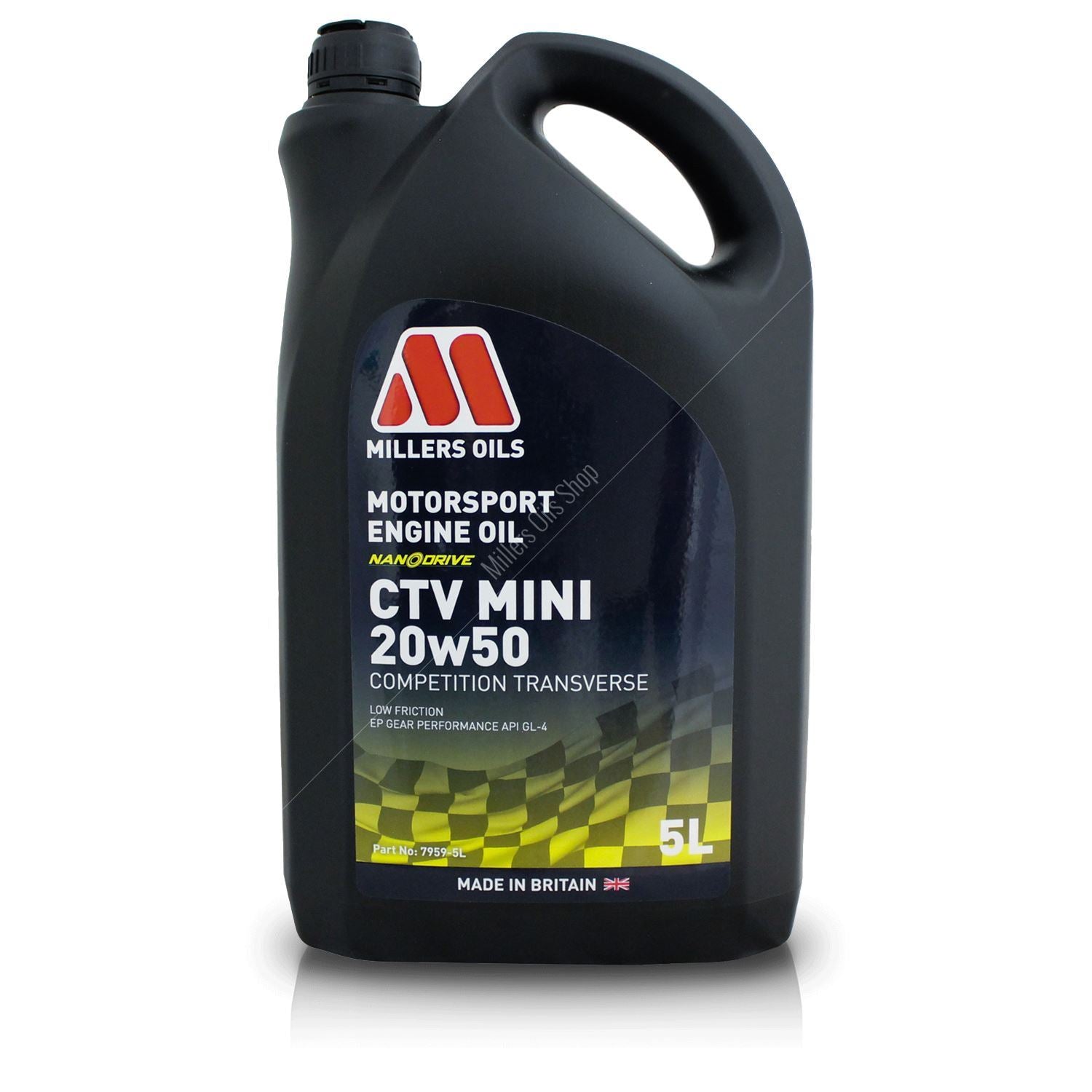 Millers Oil CTV Mini 20w50 Engine Oil ( Motorsport Oil ) – D&D Detailing