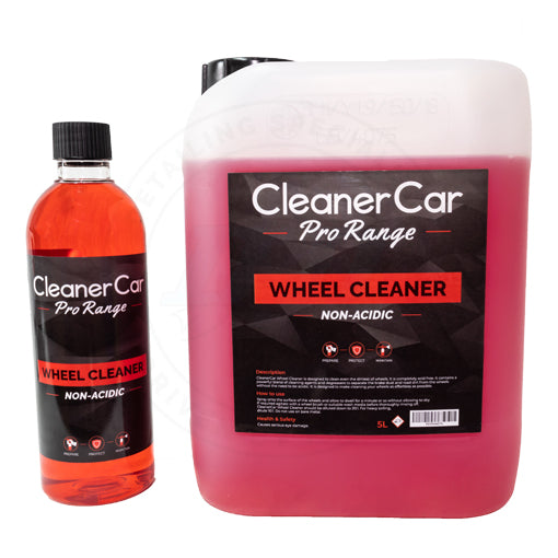 CleanerCar Pro Range Non-Acidic Wheel Cleaner (500ml & 5L) – D&D Detailing